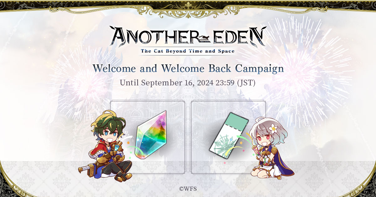 Another Eden Welcome and Welcome Back Campaign